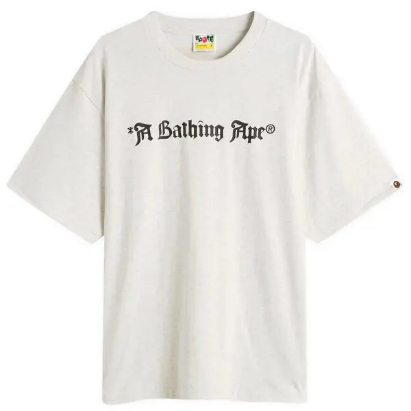A BATHING APE Gothic Logo T-shirt