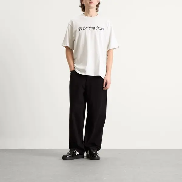 A BATHING APE Gothic Logo T-shirt