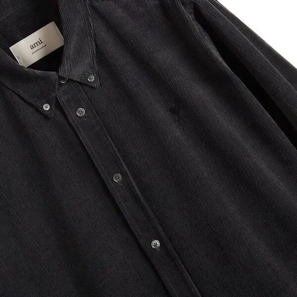 AMI Paris Fine Corduroy Velvet Adc Shirt