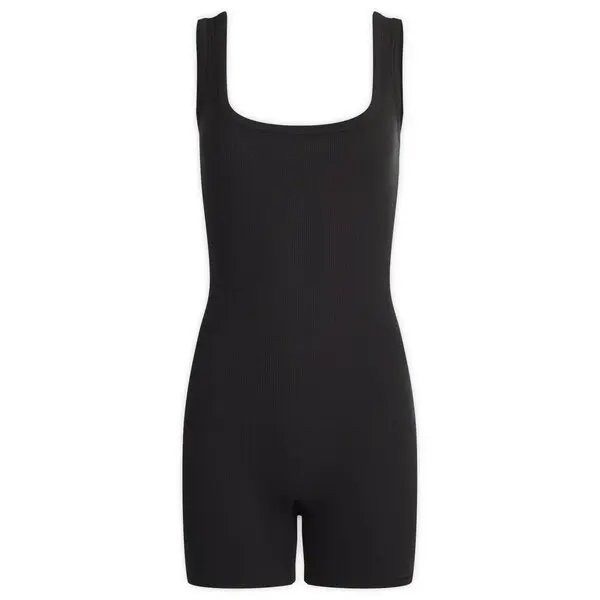 SKIMS Cotton Rib Onesie - Soot