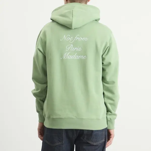 Drole De Monsieur Calligraphy Slogan Hoodie