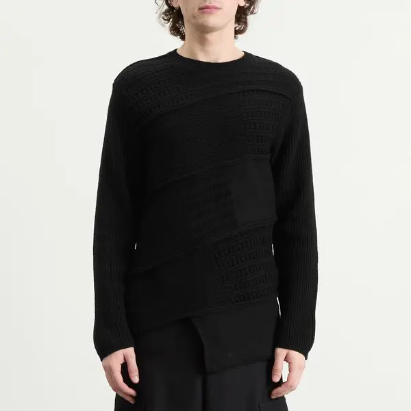 Comme Des Garçons Mix Knit Jumper | | Nylon/wool/acrylic | End Clothing