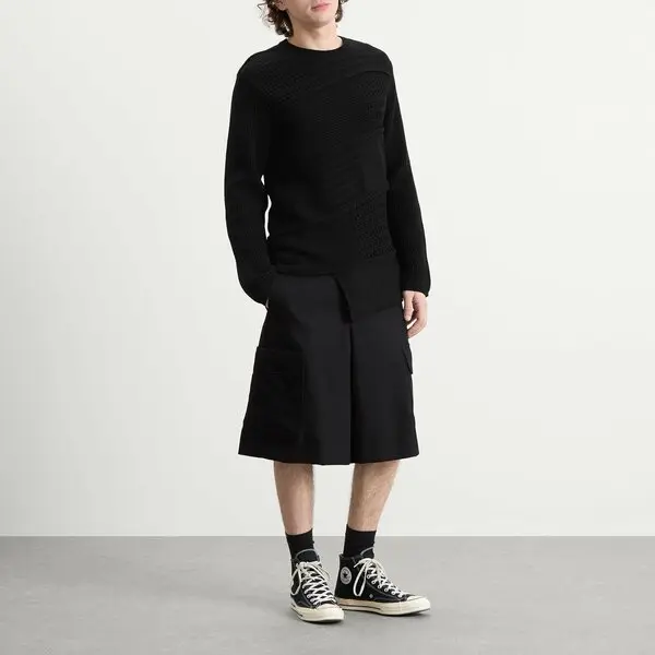 Comme Des Garçons Mix Knit Jumper | | Nylon/wool/acrylic | End Clothing