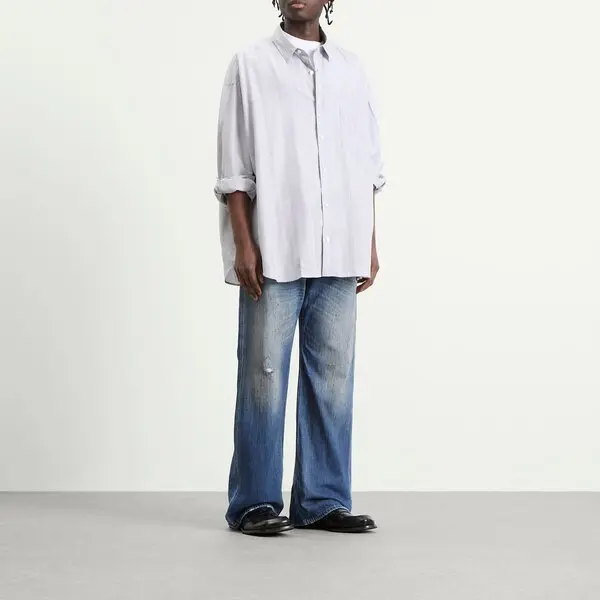 Acne Studios 2021 Blue Trafalgar Wide Leg Jeans