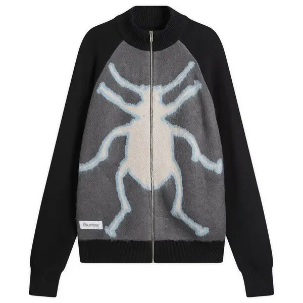 BUTTER GOODS Beetle Zip Knit Sweater