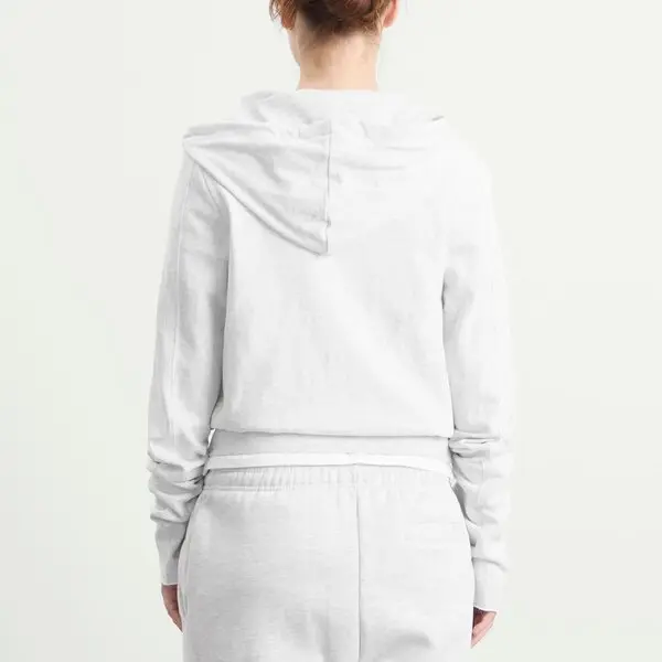 ENTIRE STUDIOS Lightweight Crop Zip-up Hoodie