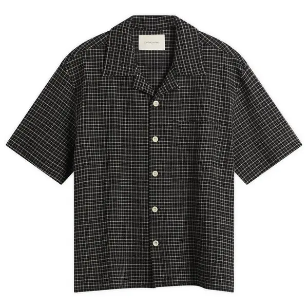 CAFÉ MOUNTAIN Loose Check Vacation Shirt