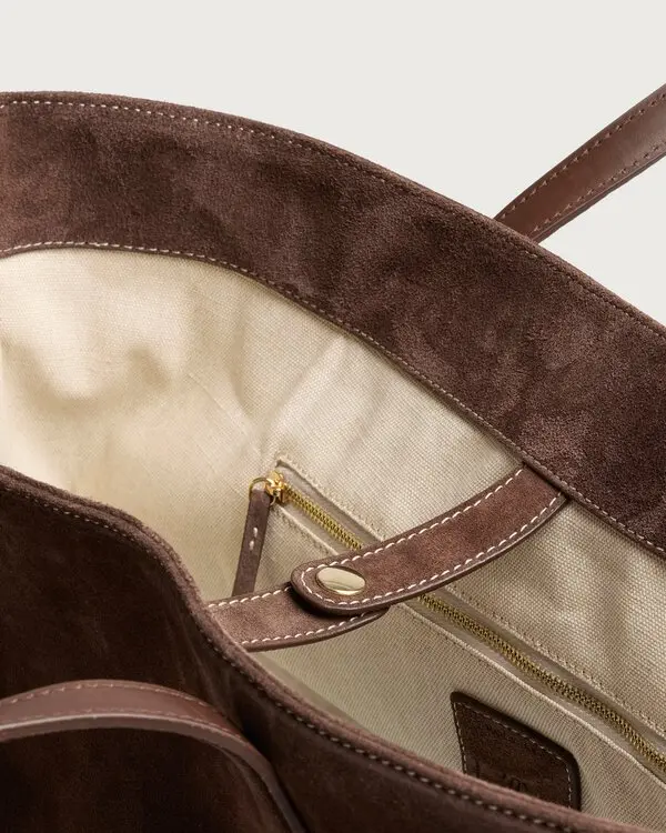 LIFFNER Sprout Suede Tote Bag