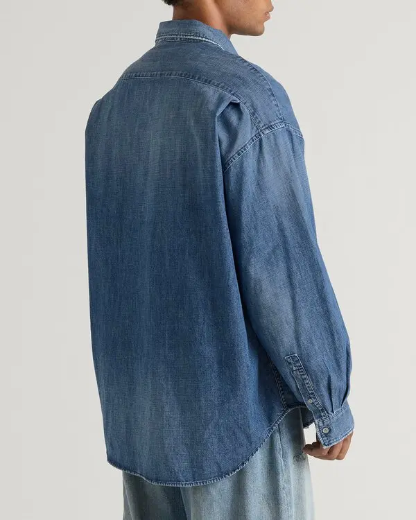 Acne Studios Setar Easy Blue Denim Shirt