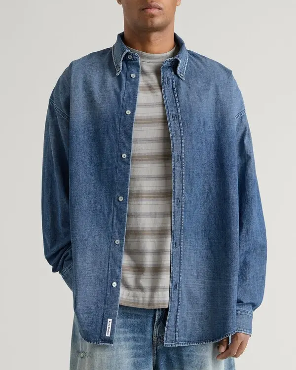 Acne Studios Setar Easy Blue Denim Shirt