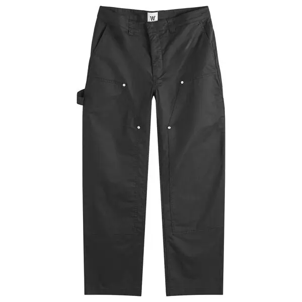 Wood Wood Fed Workwear Trousers - Black