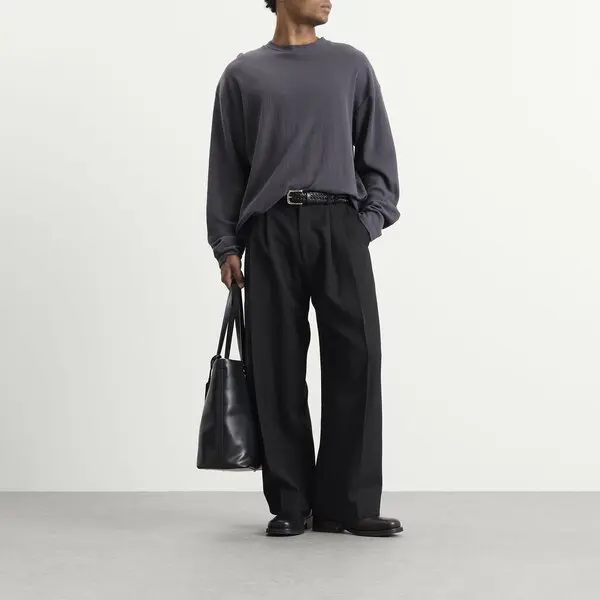 Studio Nicholson Line Tech Wool Pleated Trouser