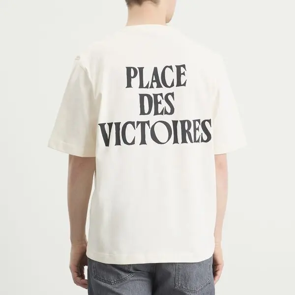 AMI Paris Boxy Fit Shorts Sleeve Adc T-shirt
