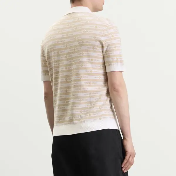 Casablanca Wordmar Merino Wool Polo