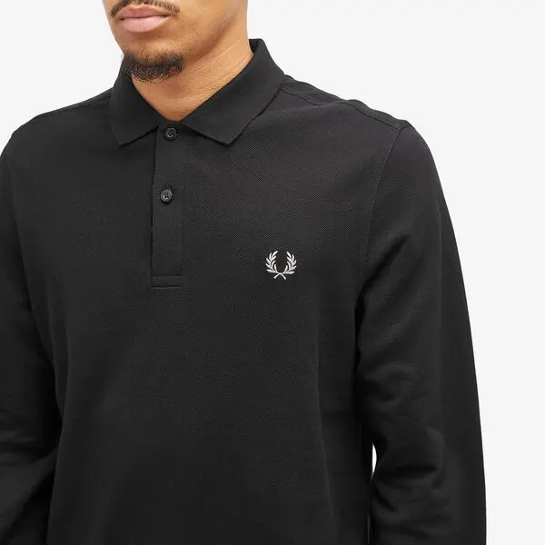 Fred Perry Long Sleeve Plain Polo