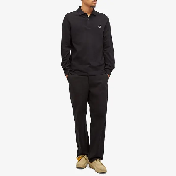 Fred Perry Long Sleeve Plain Polo