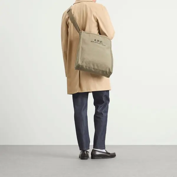 A.p.c. Recuperation Heavy Canvas Tote Bag