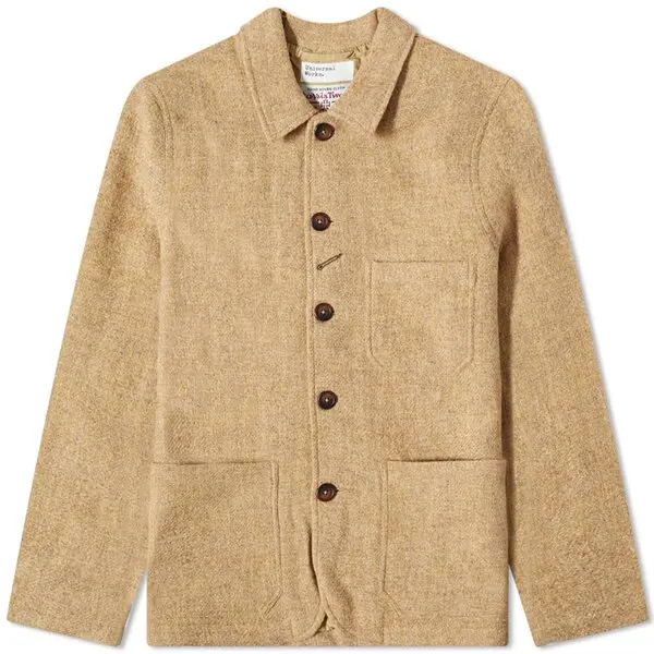 Universal Works Harris Tweed Bakers Chore Jacket
