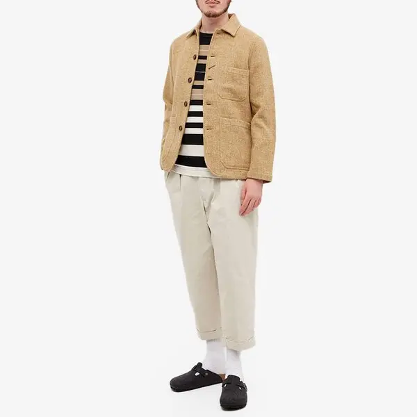 Universal Works Harris Tweed Bakers Chore Jacket