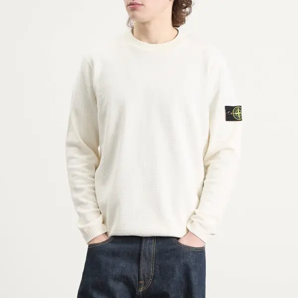 Stone Island Micro Stitch Crew Neck Jumper
