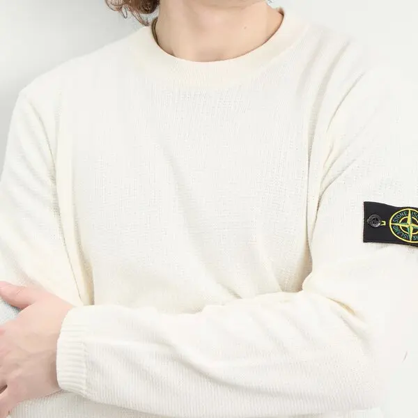 Stone Island Micro Stitch Crew Neck Jumper