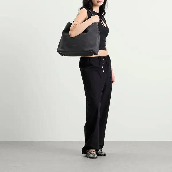JUSTINE CLENQUET Marla Hobo Suede Bag
