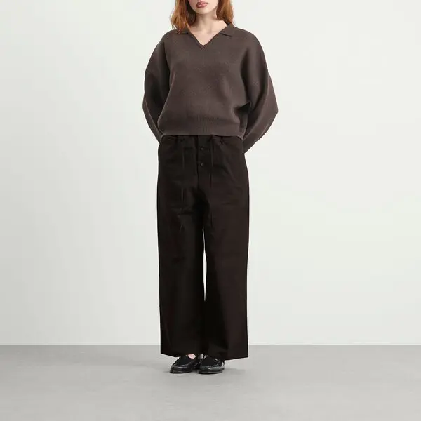 DEIJI STUDIOS Two Band Trousers - Black