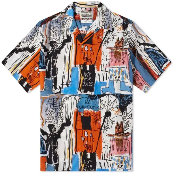 WACKO MARIA Jean-michel Basquiat Type 3 Hawaiian Shirt