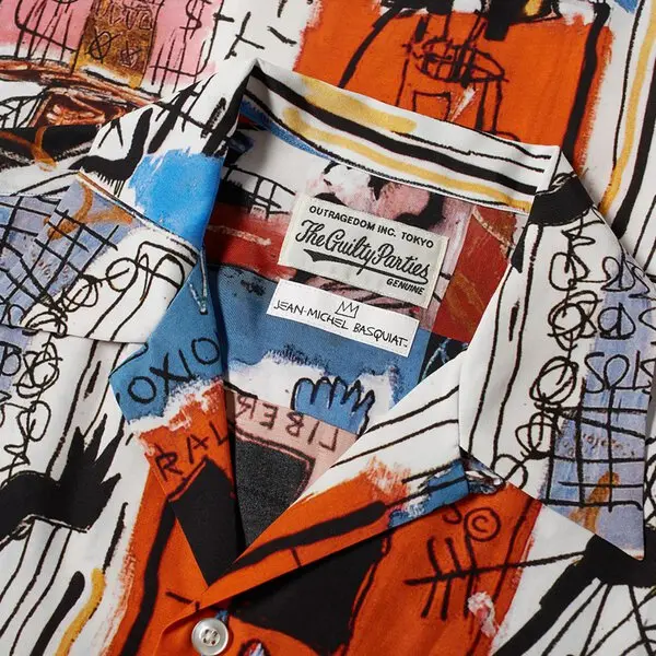WACKO MARIA Jean-michel Basquiat Type 3 Hawaiian Shirt