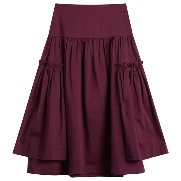 DAMSON MADDER Berta Midi Skirt - Fig