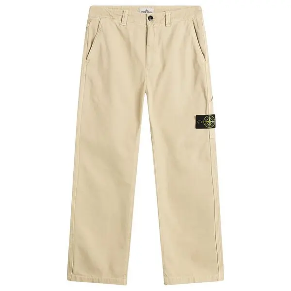 Stone Island Panama Cotton Old Effect Work Pants