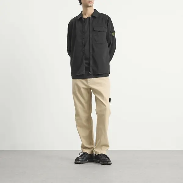Stone Island Panama Cotton Old Effect Work Pants