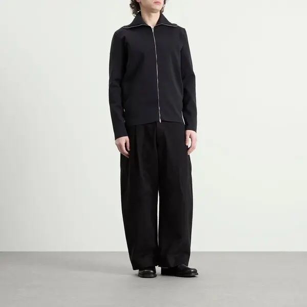 JIL SANDER Compact Zip Through Knit