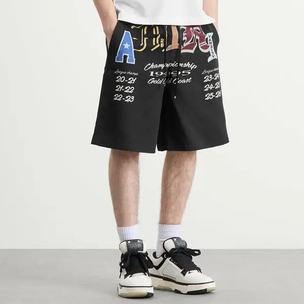 Amiri Varsity Patch Shorts