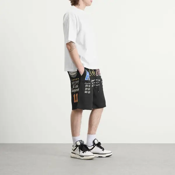 Amiri Varsity Patch Shorts
