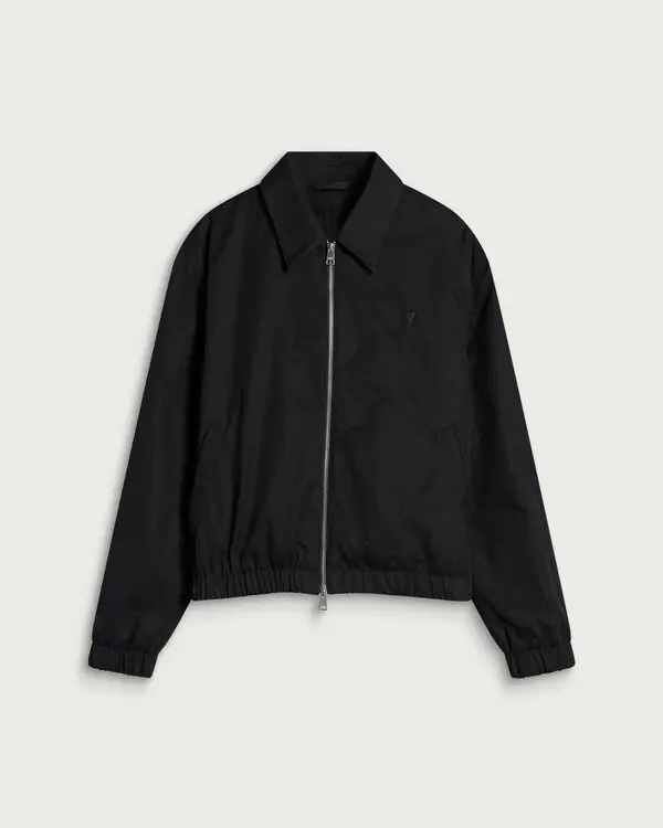 AMI Paris Cotton Adc Padded Zipped Jacket
