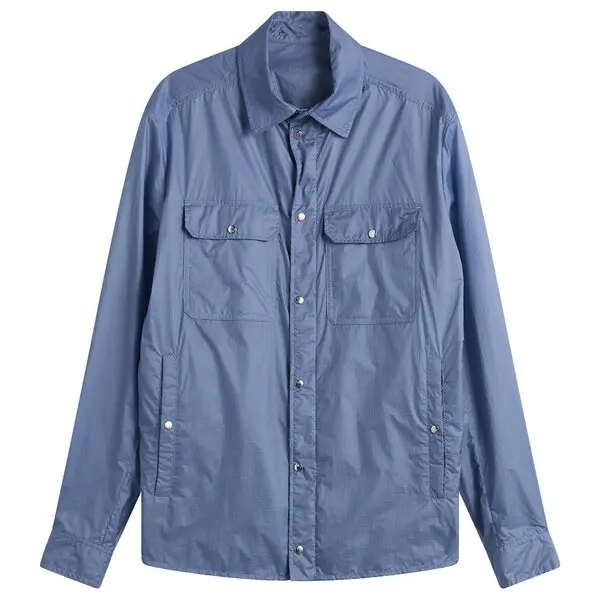 Moncler Nylon Ripstop Shirt Jacket - Blue