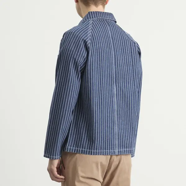 SERVICE WORKS Pinstripe Denim Coverall Jacket