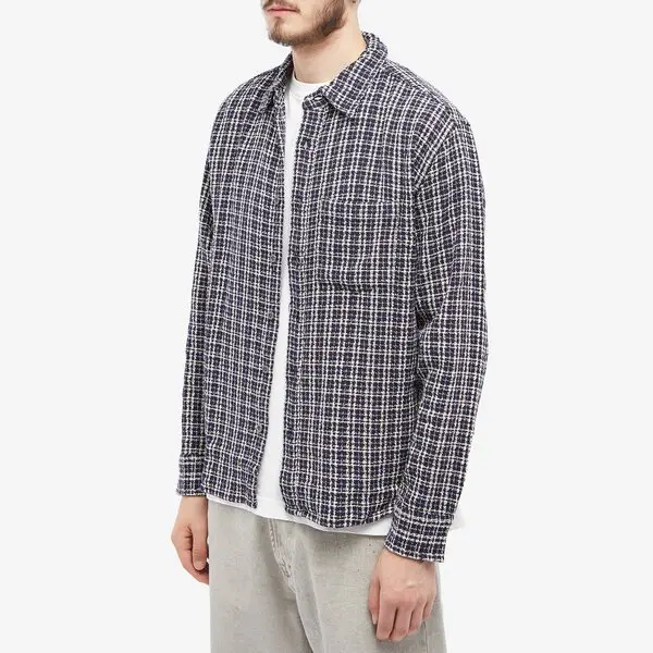 CORRIDOR Reverse Tweed Snow Check Shirt