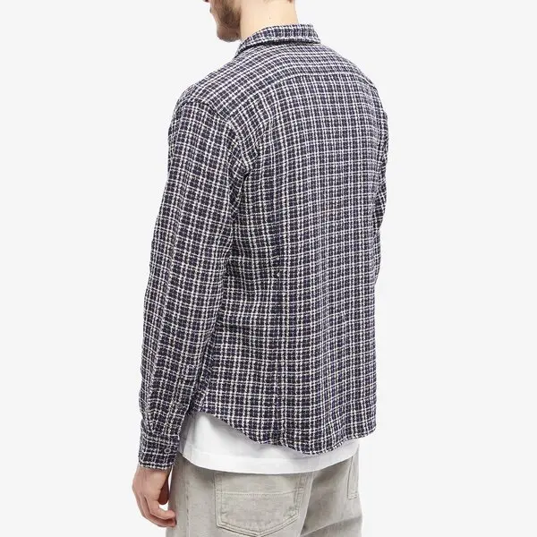 CORRIDOR Reverse Tweed Snow Check Shirt