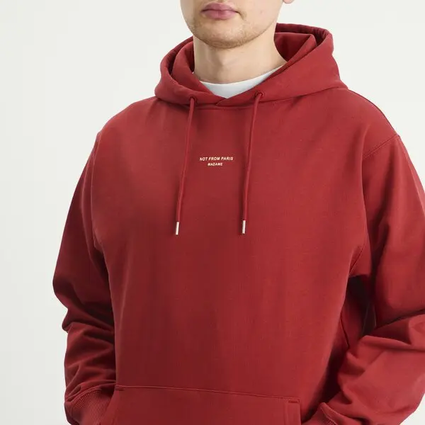 Drole De Monsieur Classic Slogan Hoodie