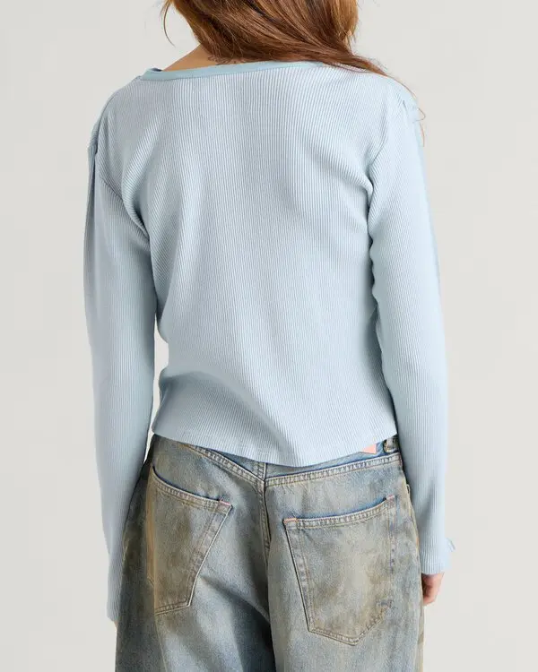 MAISON MARGIELA Foiled Longsleeve Top