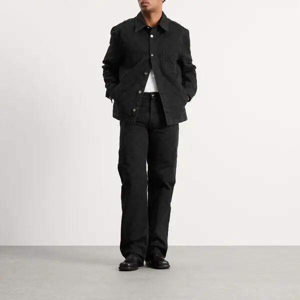 Casablanca Denim Monogram Shacket Jacket