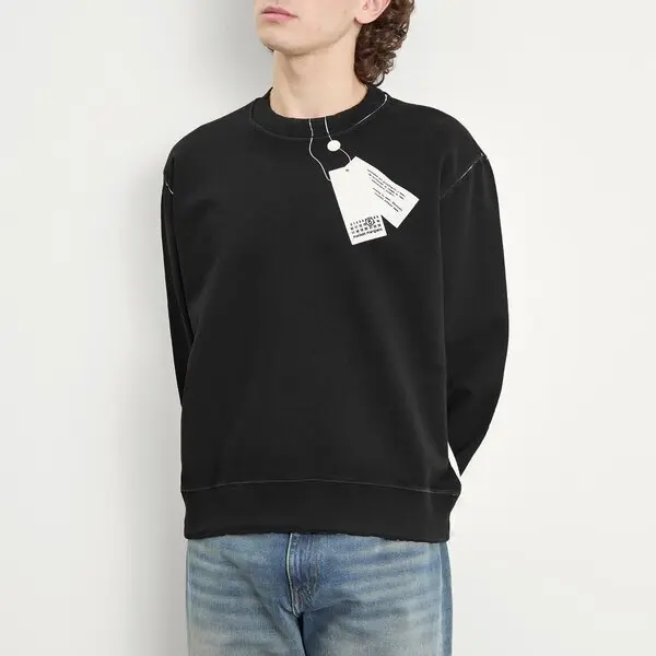 MAISON MARGIELA Printed Tag Sweatshirt