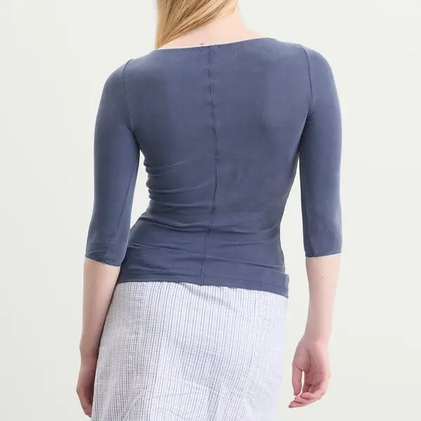 FRUITY BOOTY Second Skins 3/4 Length Top - Navy