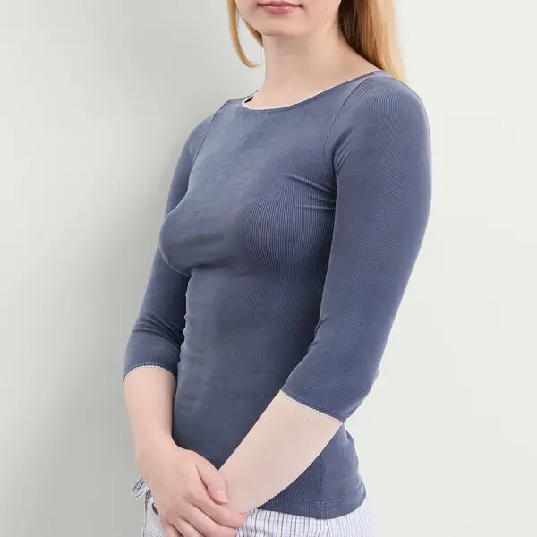 FRUITY BOOTY Second Skins 3/4 Length Top - Navy
