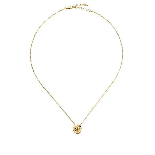 MISSOMA X Lucy Williams Pave Knot Pendant Necklace - Gold