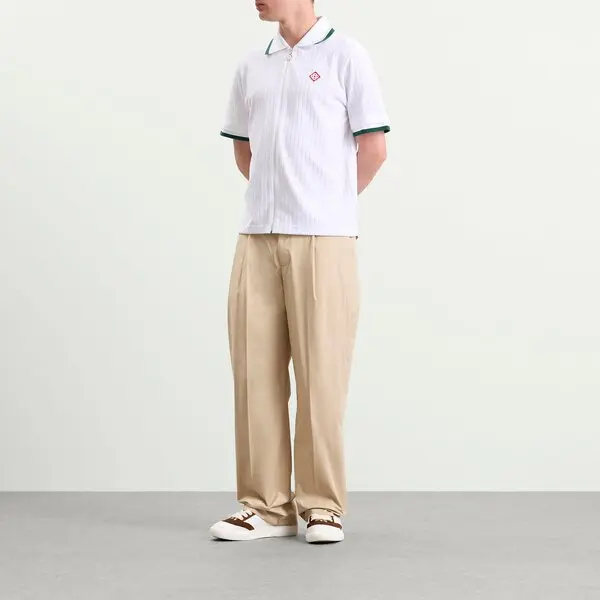 Casablanca Pleated Straight Leg Trouser