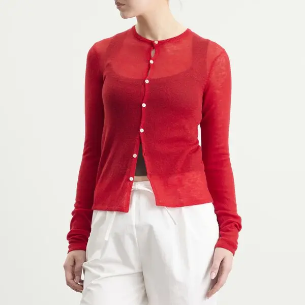 Auralee Cashmere Knit Cardigan