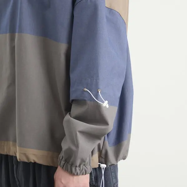 EBIT Patchwork Blouson Sweatshirt